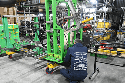 ジグ式オートバイ専用フレーム修正機 GLOBA LJIG社「MOTOJIG（モトジグ）」
